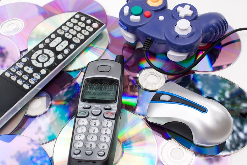 Modern Media Controllers stock image. Image of controller - 11017391