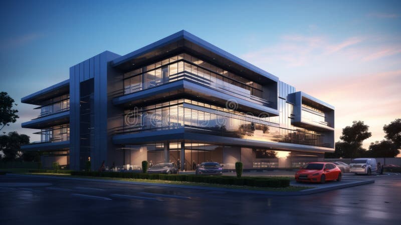 Modern Medical Center Building Exterior Detail. Neural Network Ai ... Modern Medical Center Building Exterior Detail. Neural Network Ai ...