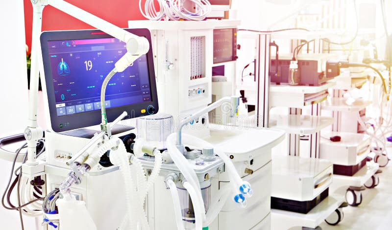 Modern Medical Electronic Equipment Stock Photo - Image of scan ...