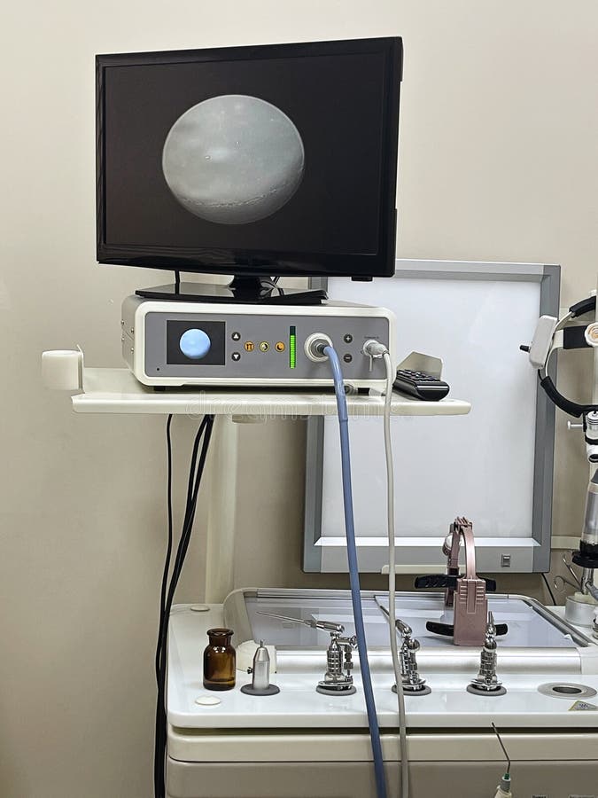 Modern Medical Equipment, Computer Healthcare Device with Screen Stock ...