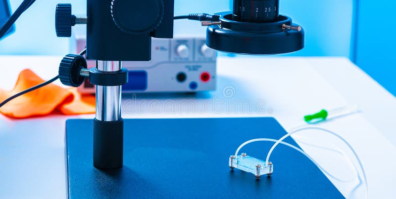 Modern Medical Equipment Development Laboratory Stock Photo - Image of ...