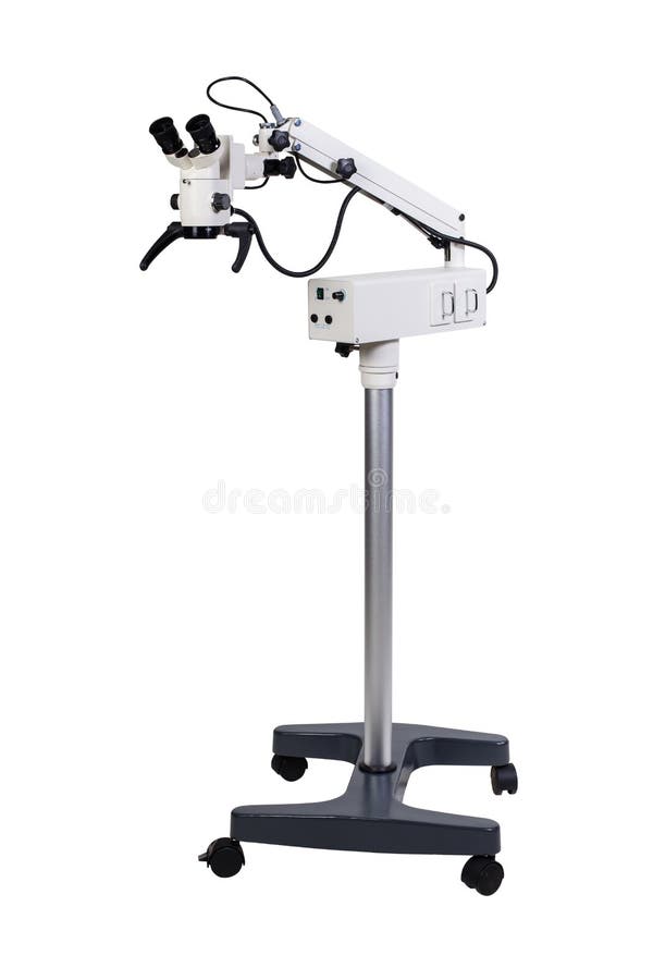 Portable Operation Surgical Microscope Isolated on White Stock Image ...