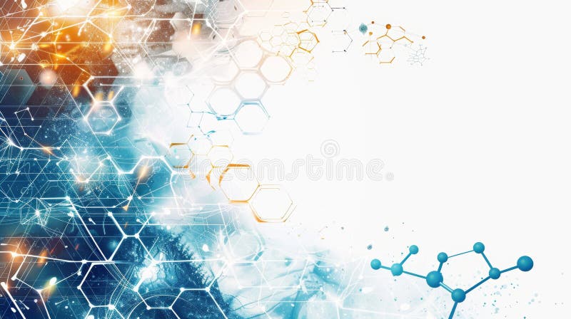 Modern Medical and Health Frame Border Background with Abstract ...
