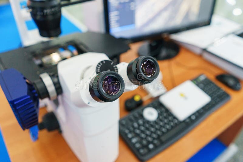 Modern Medical Instrument Microscope for the Study of Biological ...
