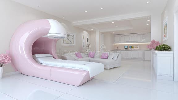 Modern Medical Scanning Room Design Stock Image - Image of ...