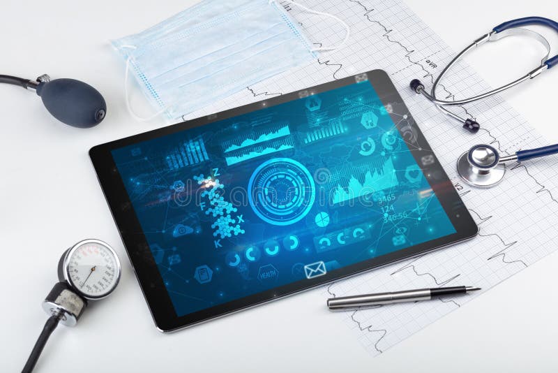 Modern Medical Technology System and Devices Stock Photo - Image of ...