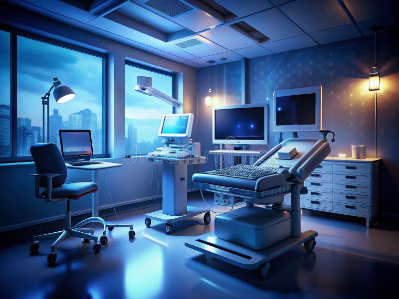 Modern Medical Ultrasound Room a Deep Dive into Diagnostic Imaging Technology Interior Design ...
