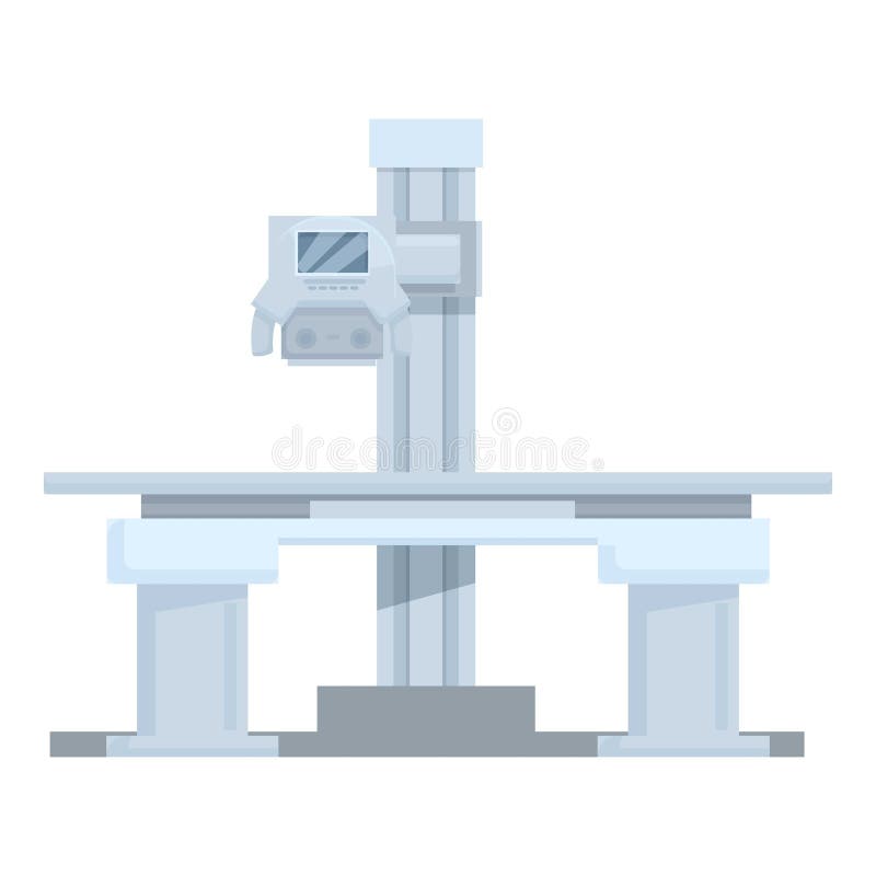 Modern Medical Xray Machine Illustration Stock Vector - Illustration of ...