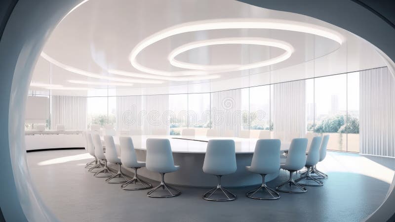 Modern Meeting Room, Conference Area in Modern Office Building Stock ...