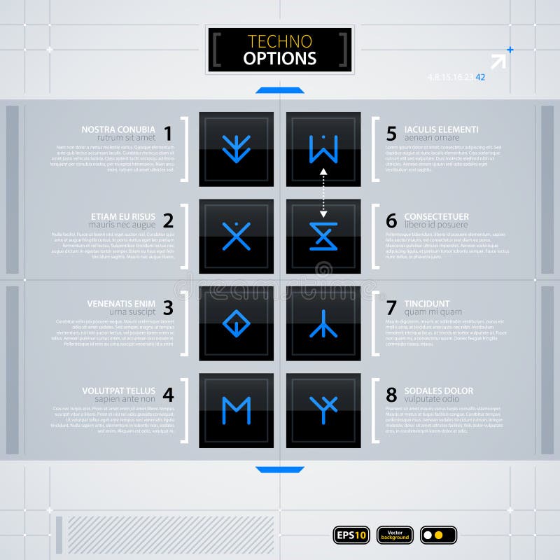 Modern menu template stock vector. Illustration of concept - 89260383