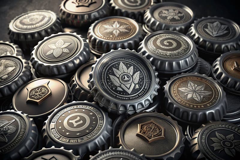 Modern Metal Beer Bottle Cap Designs a Comprehensive Collection of ...