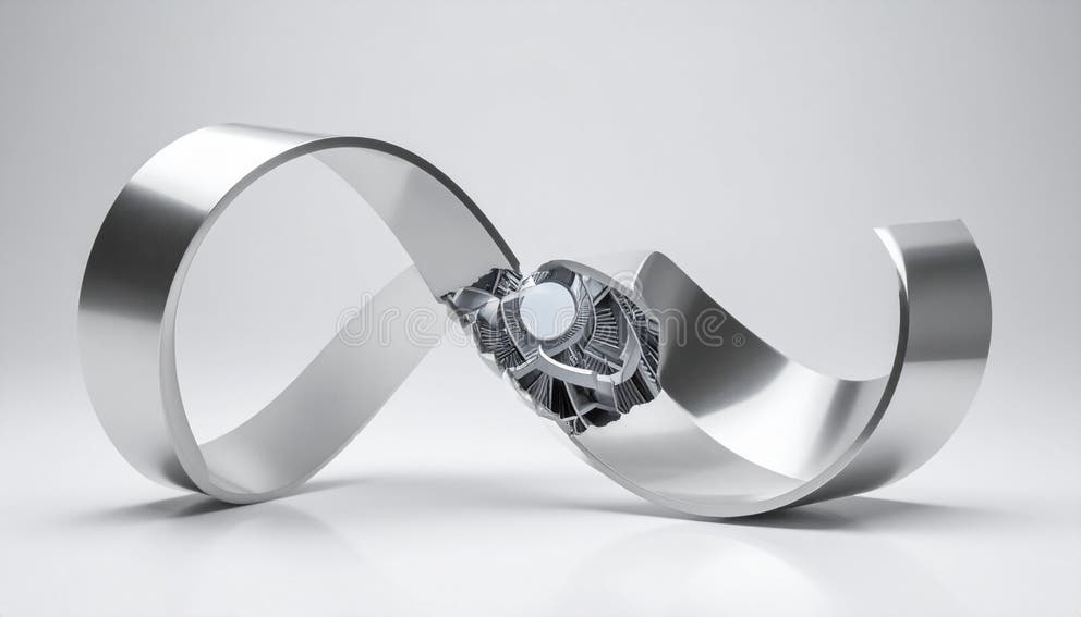 Brushed Metal Infinity Symbol Stock Illustrations – 71 Brushed Metal ...