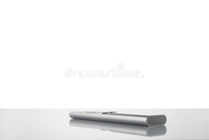 Modern Metal Remote Control from Tv on a White Background Stock Photo ...