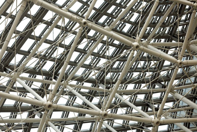 Modern metal structure stock photo. Image of construction - 24533140