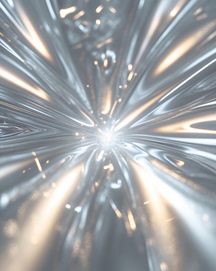 Modern Metallic Texture with Glowing Light Reflections Stock Photo ...