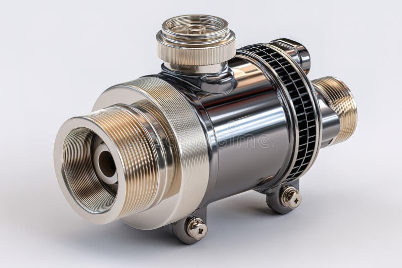 Modern Metallic Valve Designed for Efficient Fluid Control in ...