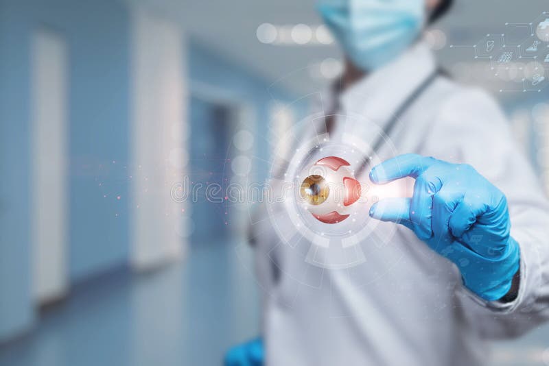 Modern Methods of Eye Treatment and Prosthetics Stock Photo - Image of ...