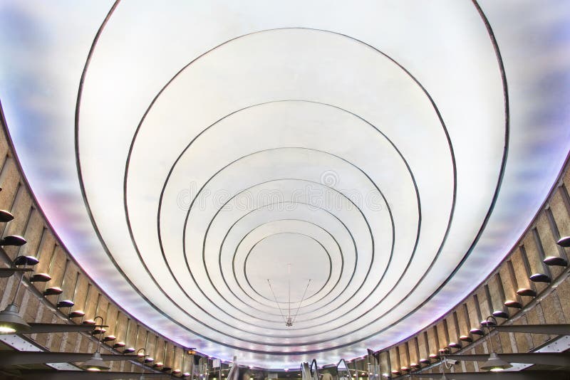 Modern metro station. stock image. Image of journey, lifestyles - 15879977