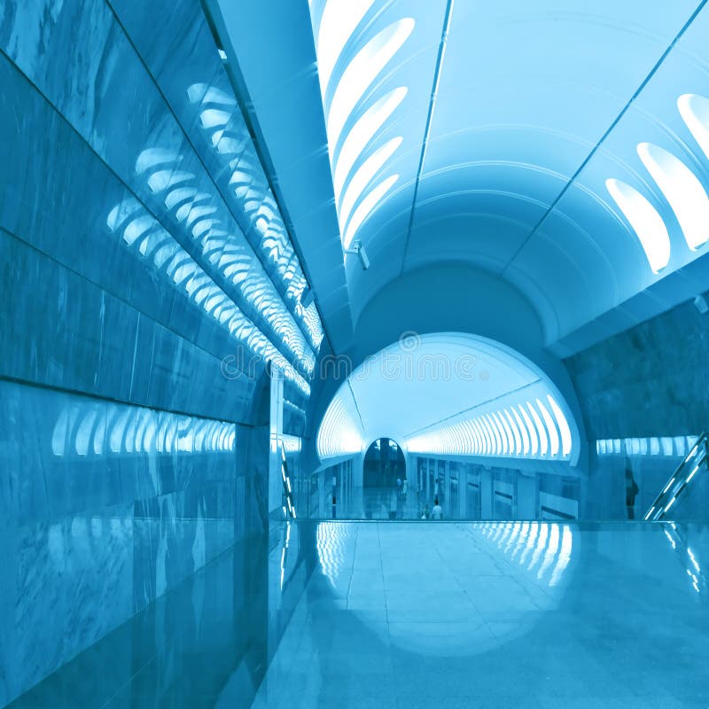 Modern metro station stock photo. Image of gate, clean - 17305820