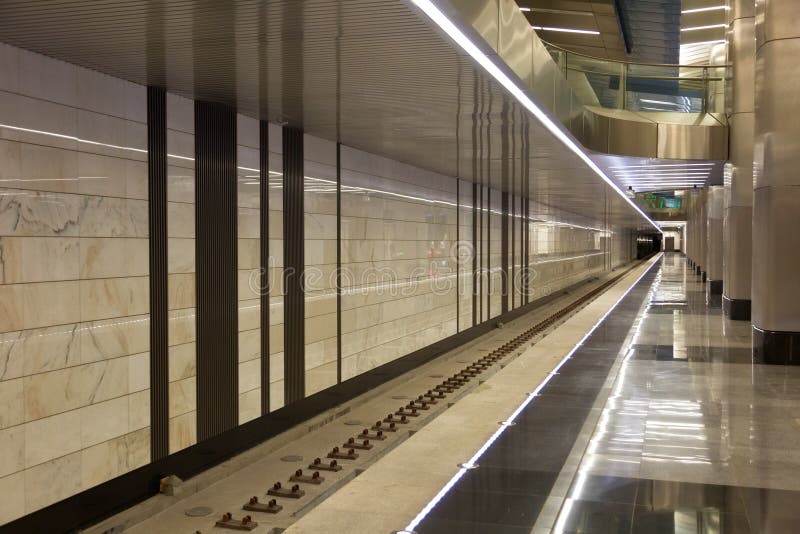 Modern metro station stock image. Image of underground - 55135437