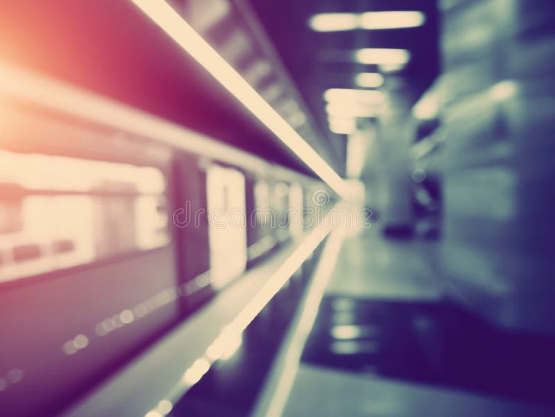 Modern Metro Underground Background Stock Photo - Image of futuristic ...