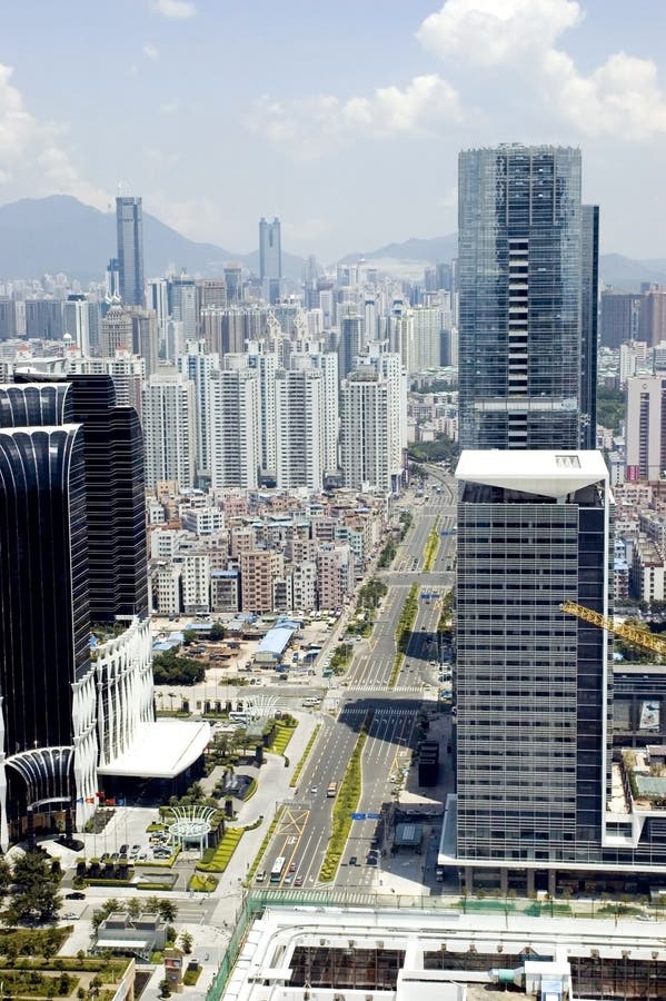 Modern Metropolis Cityscape Stock Image - Image of panorama, buildings ...