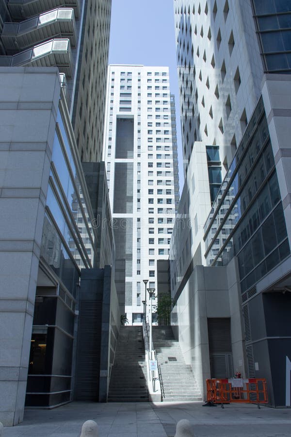 The modern metropolis stock image. Image of dusk, construction - 70892601