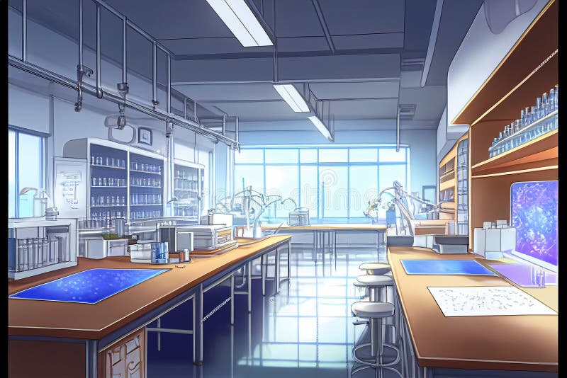 Modern Microbiological or Biochemical Laboratory. AI Generated Stock ...