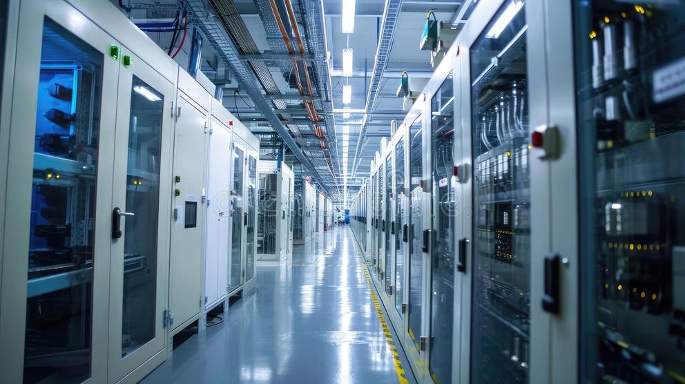 Modern Microprocessor Industry Stock Photo - Image of factory, computer ...