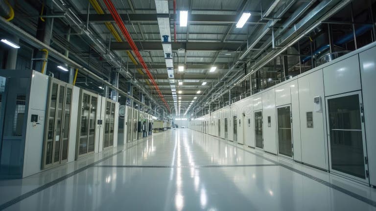 Modern Microprocessor Industry Stock Photo - Image of industry, factory ...