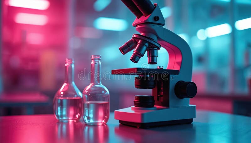 Modern Microscope for Science Laboratory or Industrial Work Connect ...