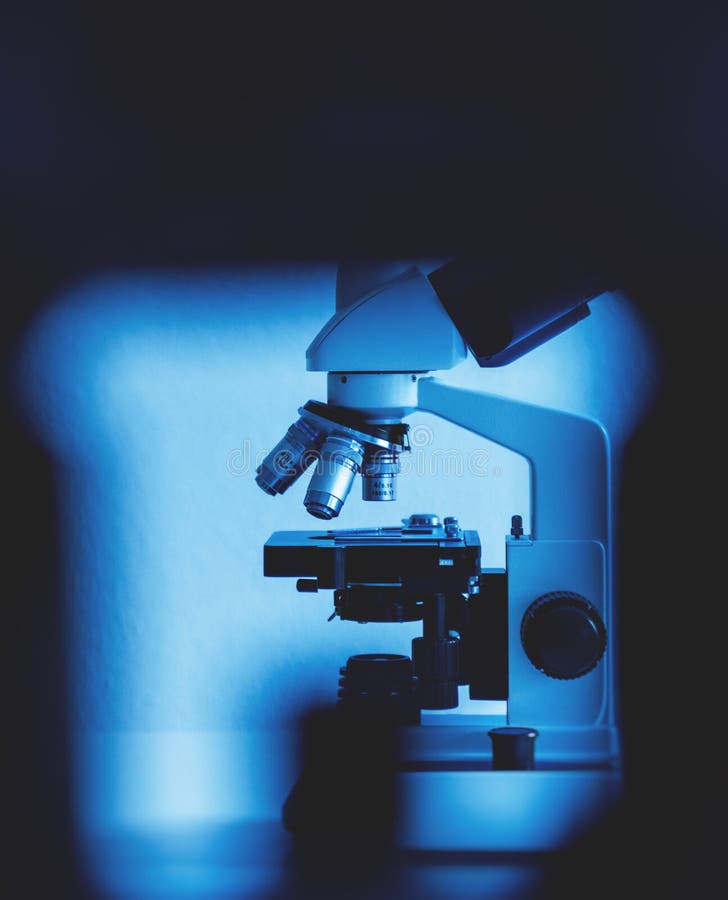 Modern microscope stock photo. Image of ebola, microscope - 56016062