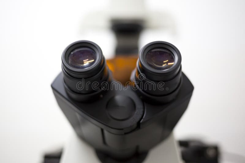 Modern Microscope Microbiology Laboratory Stock Photo - Image of ...