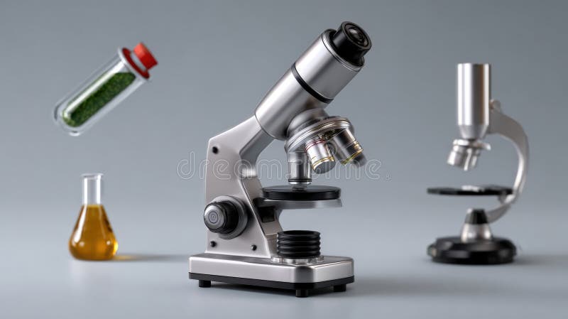 Modern Microscope for Science Laboratory or Industrial Work Connect ...