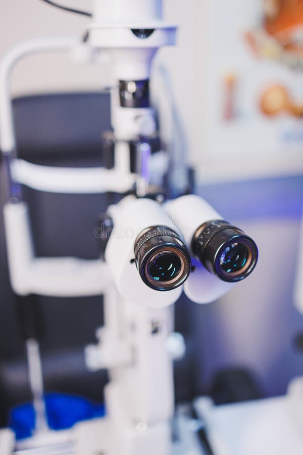 A Modern Microscope for Vision Stock Photo - Image of medicine ...