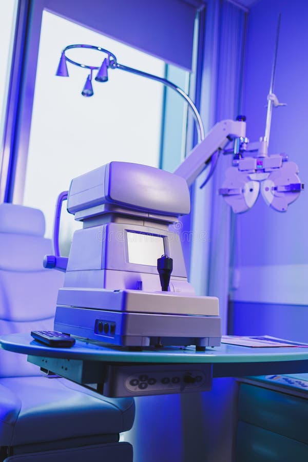 A Modern Microscope for Vision Stock Image - Image of measure ...