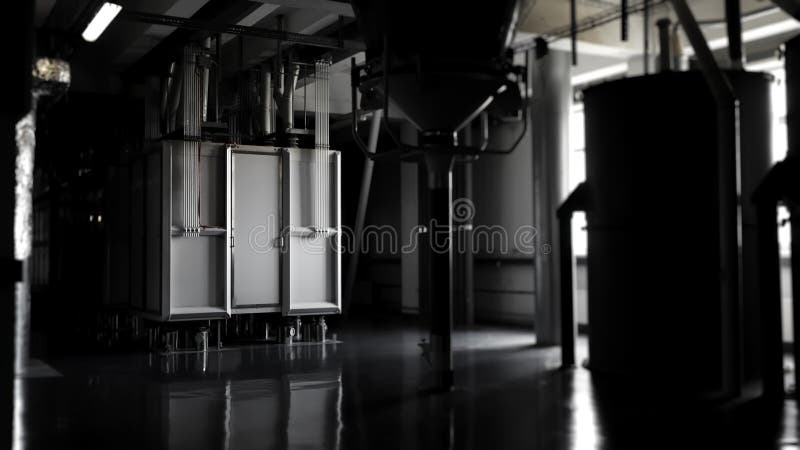 Modern Mill Complex for Grain Processing and Flour Production. Stock ...