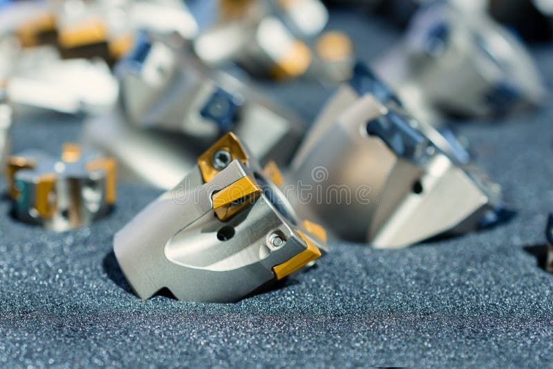 Modern Milling Cutters for Metal Stock Image - Image of tool, bore ...