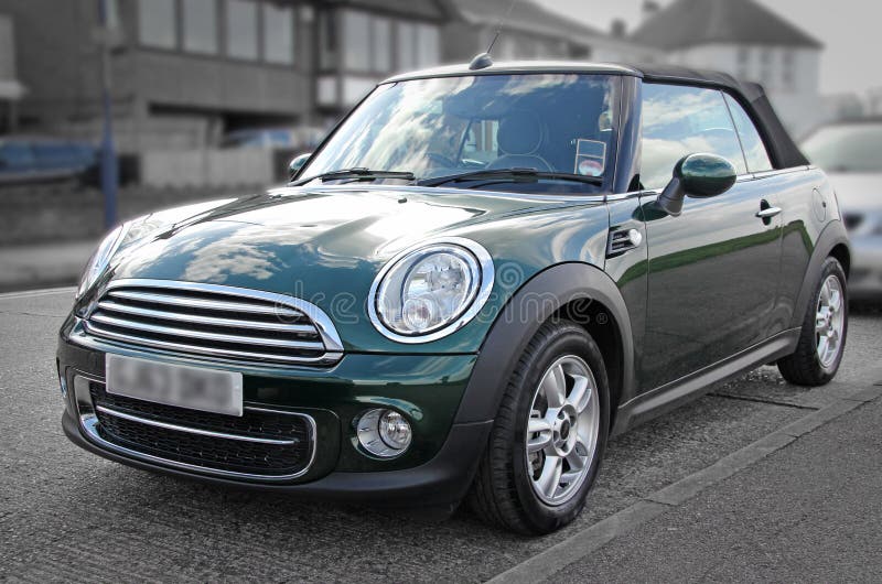 Modern Small Purple Fiat 500 Stock Image - Image of road, transport ...