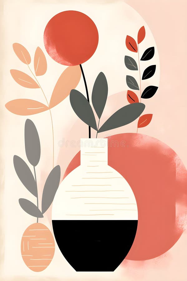 Modern Minimal Abstract #00099 Stock Illustration - Illustration of ...