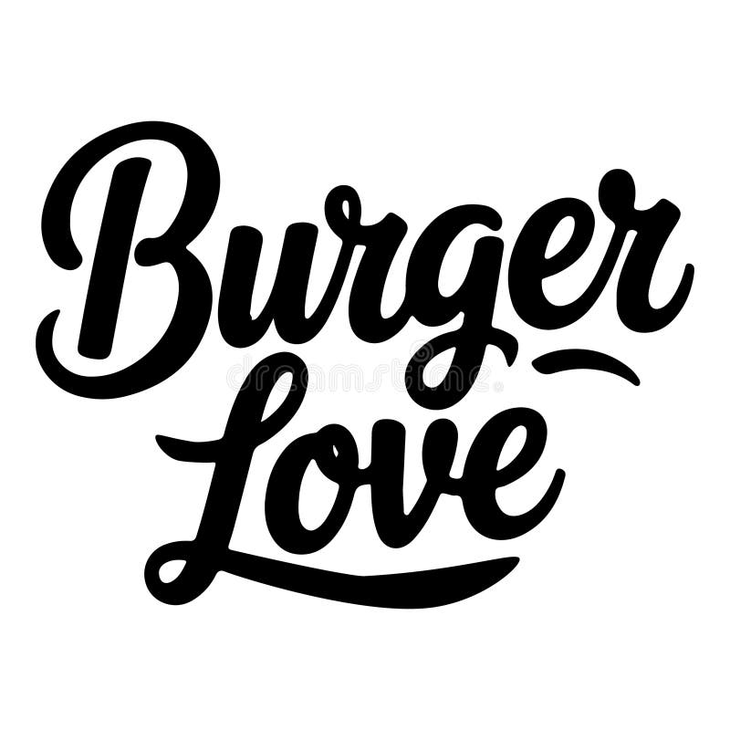 Burger Calligraphy Stock Illustrations – 1,197 Burger Calligraphy Stock ...