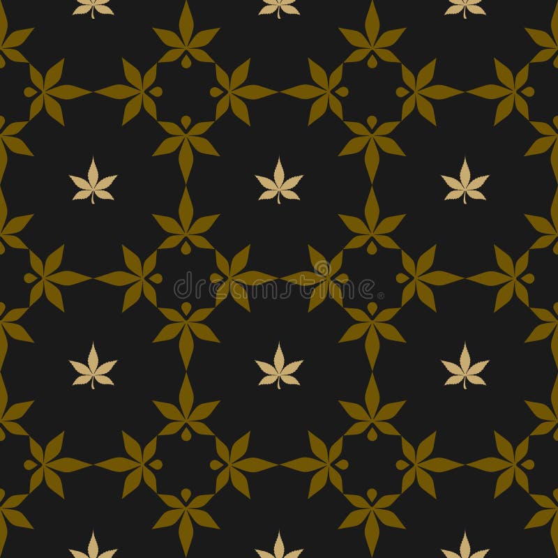 Modern Minimal Cannabis Leaf Marijuana Leaves Design Icon Vector Stock ...