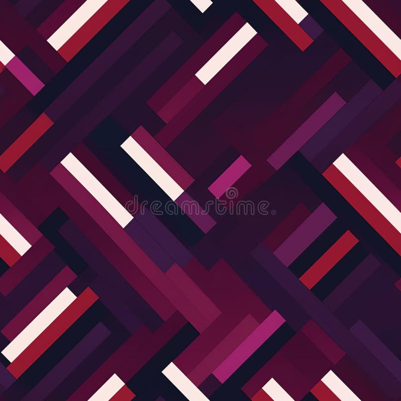 Modern Minimal Endless Pattern with Maroon Purple Hues Stock ...