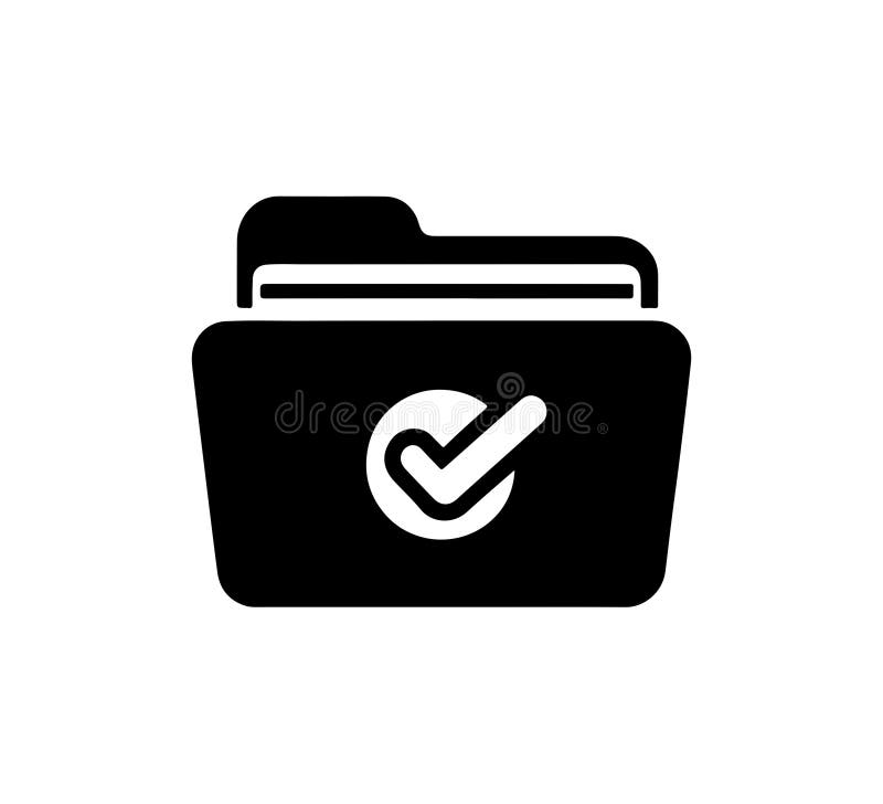 Folder Icon Modern Simple Vector Minimal Stock Illustration ...