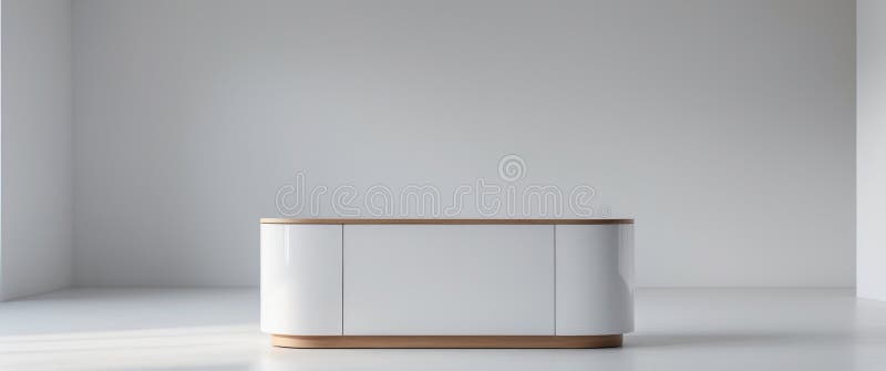 Modern Minimal Podium Display for Showcasing Products with Empty Space ...