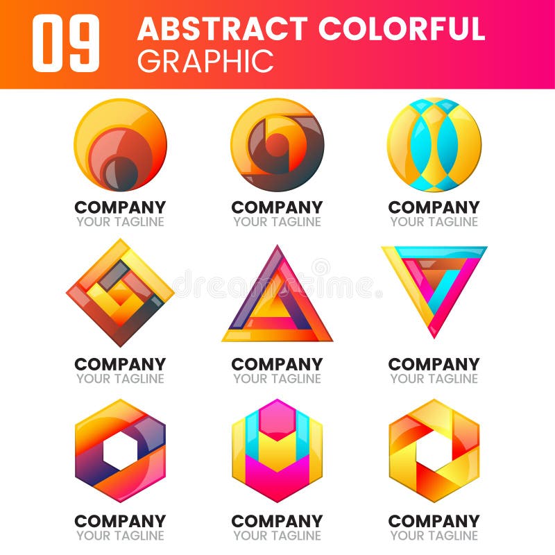 Modern Minimal Vector Logo for Banner Stock Vector - Illustration of ...