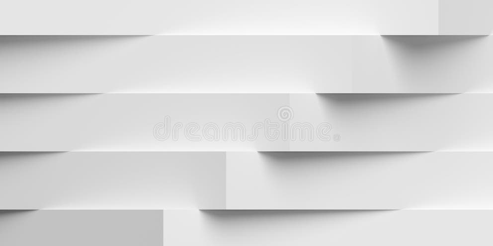 Modern Minimal White Evenly Stacked and Rotated Boxes with Soft Shadow ...