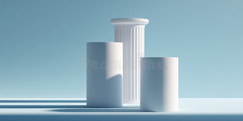 Modern Minimalist Architectural Column Design: Clean Lines, Geometric ...