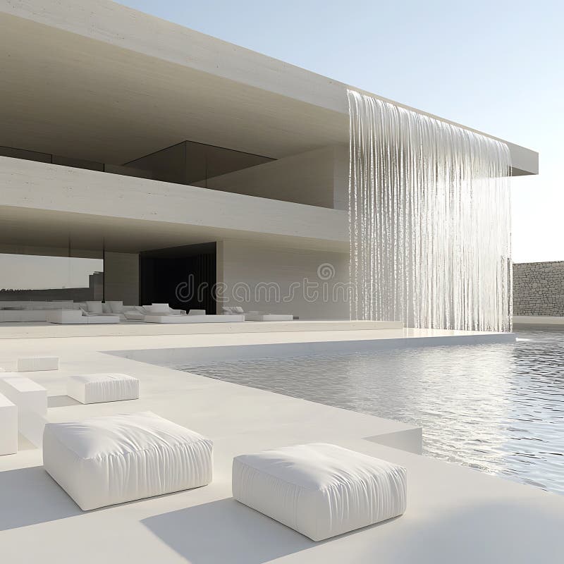 Modern Minimalist Architecture Luxury Home with Infinity Pool and ...