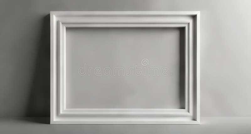 Modern Minimalist Art Frame Stock Illustration - Illustration of ...